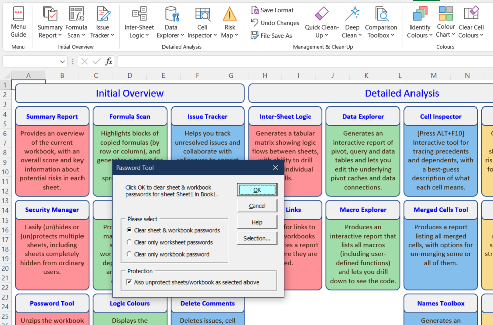 Rainbow Analyst - Take Control Of Spreadsheet Audit Risks