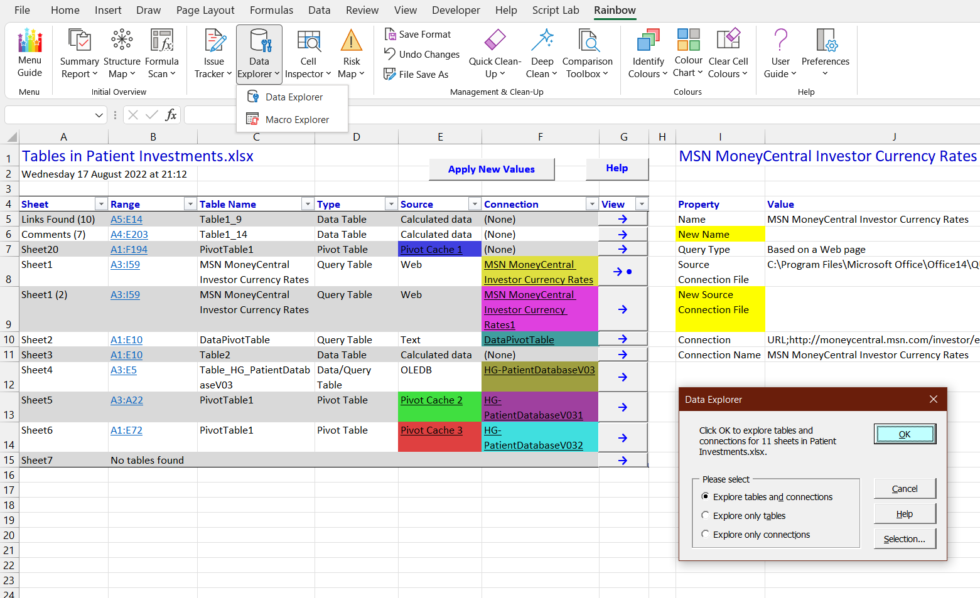 Overview - Rainbow Analyst